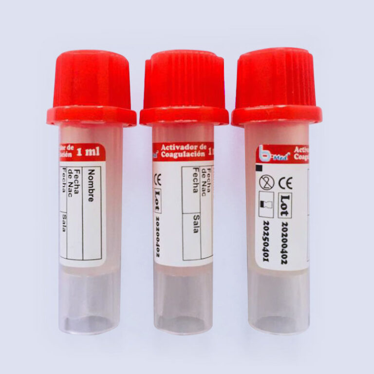Tubo rojo para recogida de Sangre pediátrico activador de coagulación ...